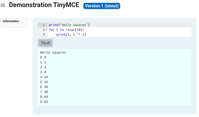 CodeRunner: Ace-inline filter demo (updated version)